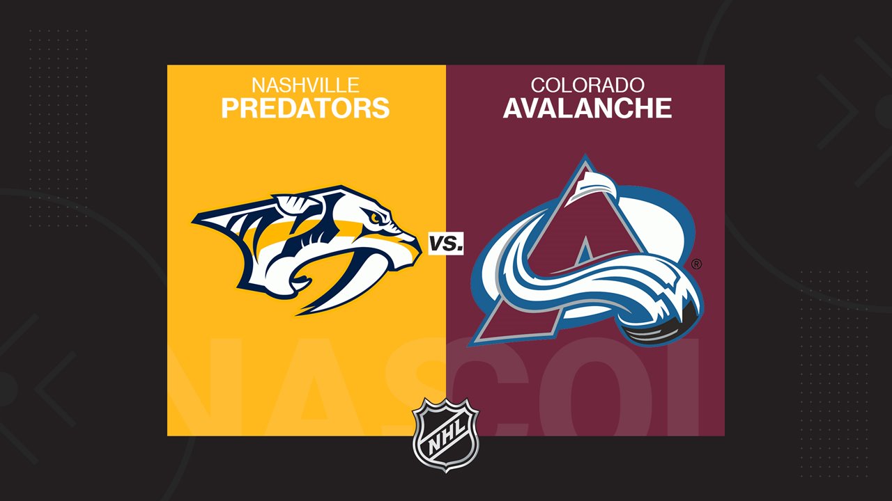 Where to watch Colorado Avalanche vs. Nashville Predators game today ...
