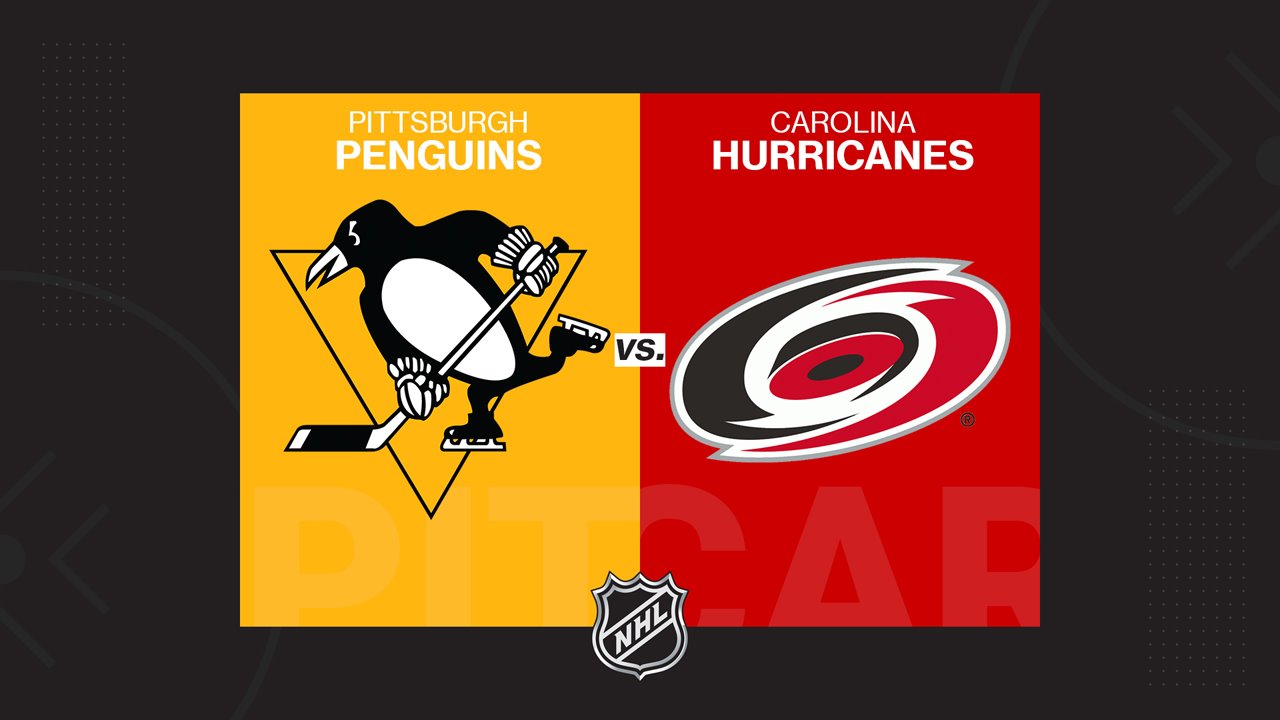 Where to watch Carolina Hurricanes vs. Pittsburgh Penguins game today ...
