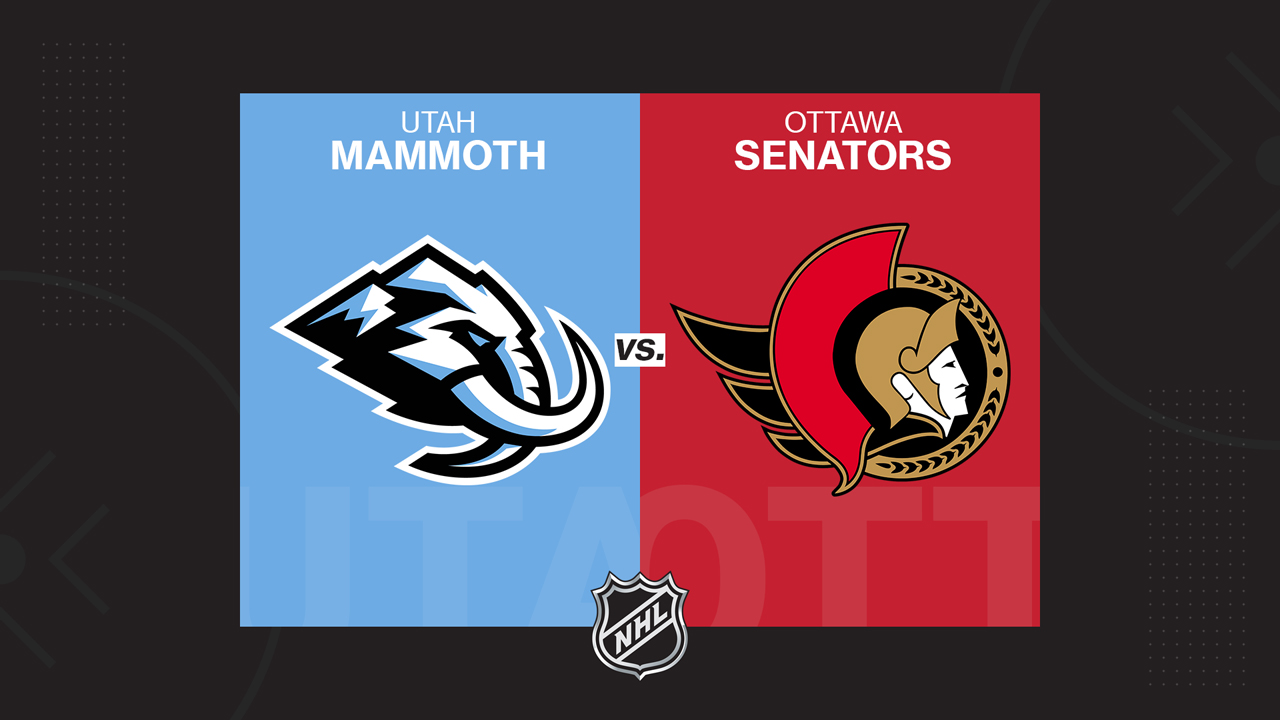 Where to watch Ottawa Senators vs. Utah Mammoth game today: Time, NHL ...