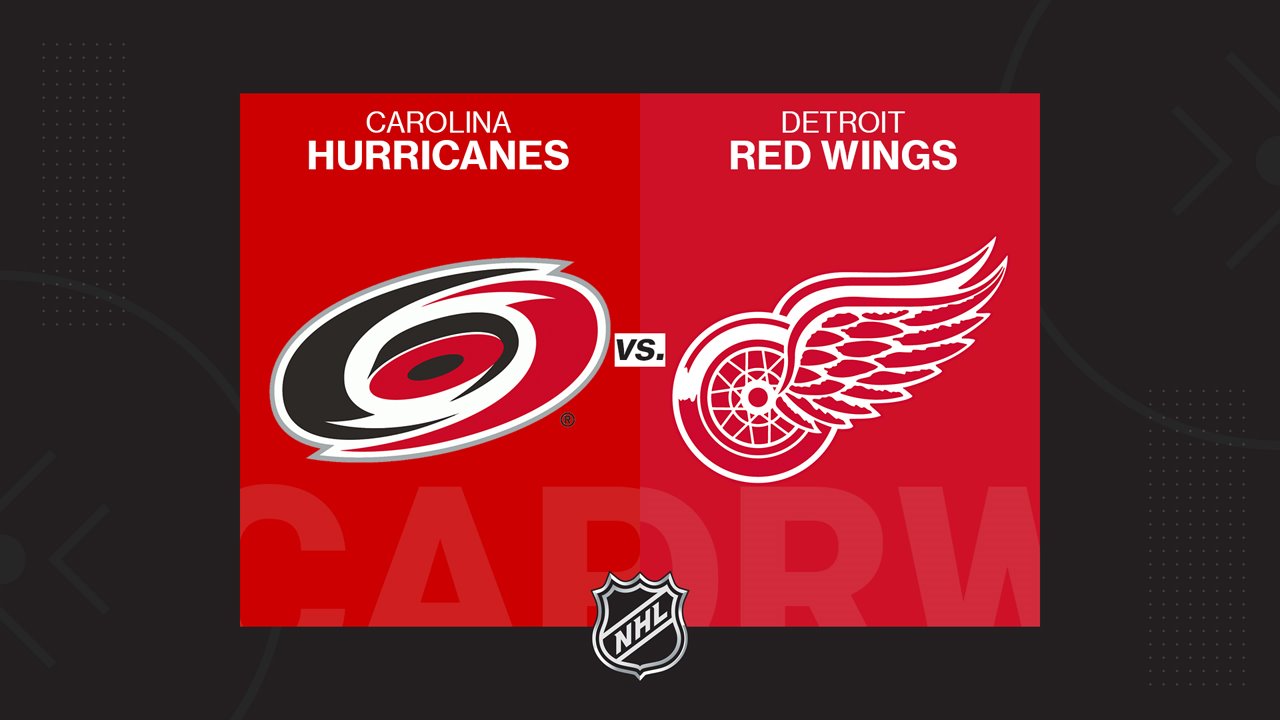 Where to watch Detroit Red Wings vs. Carolina Hurricanes game today ...